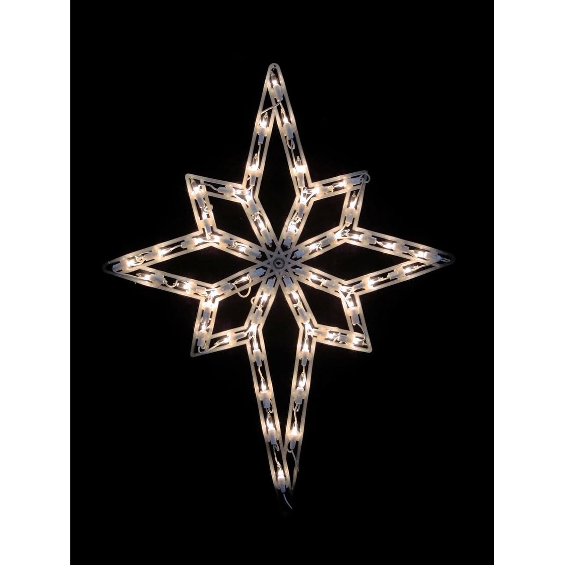 18" Lighted Star of Bethlehem Christmas Window Silhouette Decoration ...