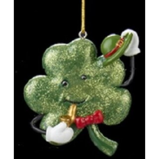 3" Luck of the Irish Smiling Shamrock with Green Top Hat and a Smoking ...