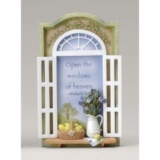 Open The Windows of Heaven Bible Scripture Plaques #40863 - Bed Bath ...