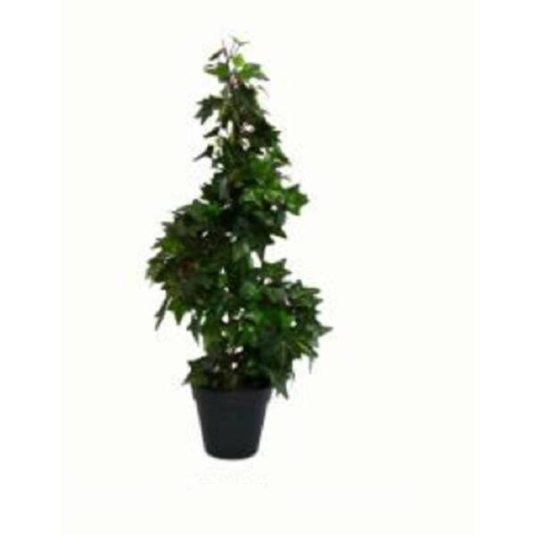 20" Decorative Artificial Winding English Ivy Spiral Shaped Shrub - Bed ...