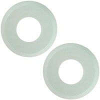 4.5" White Escutcheon for D48mm Pool Handrails - Set of 2 - Bed Bath ...