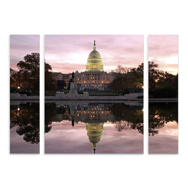 CATeyes 'Necessity of Reflection' Multi Panel Art Set Large - Bed Bath ...