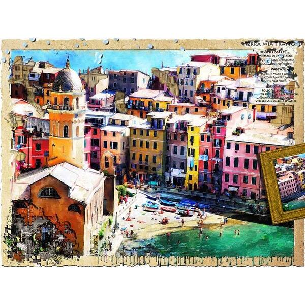 "Cinque Terre Vacation" by John Fielder, Canvas Giclee Wall Art - Bed ...