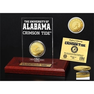 University of Alabama 16-Time National Champions Gold Coin Etched ...