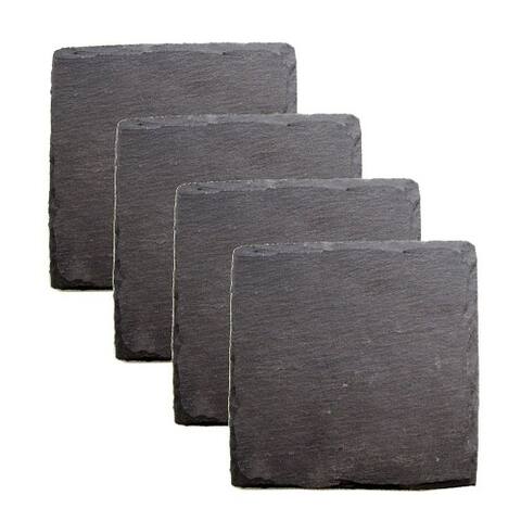 Country Home: Square Slate Coasters - Overstock - 17977923