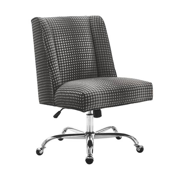 Cabot Office Chair Gray Dot - Chrome Base - Bed Bath & Beyond - 17981635