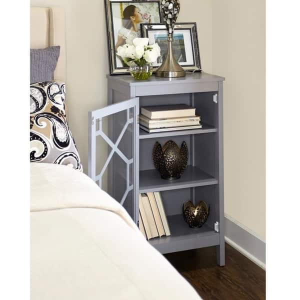 Drake Grey Small Cabinet - On Sale - Bed Bath & Beyond - 17983140