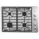 GE 30" Built-In Gas Cooktop with Dishwasher-Safe Grates JGP3030SLSS ...