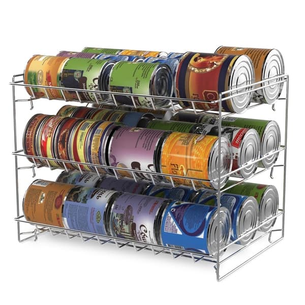3-Tier Can Organizer and Dispenser - Rack Holds up to 27 Cans - For ...
