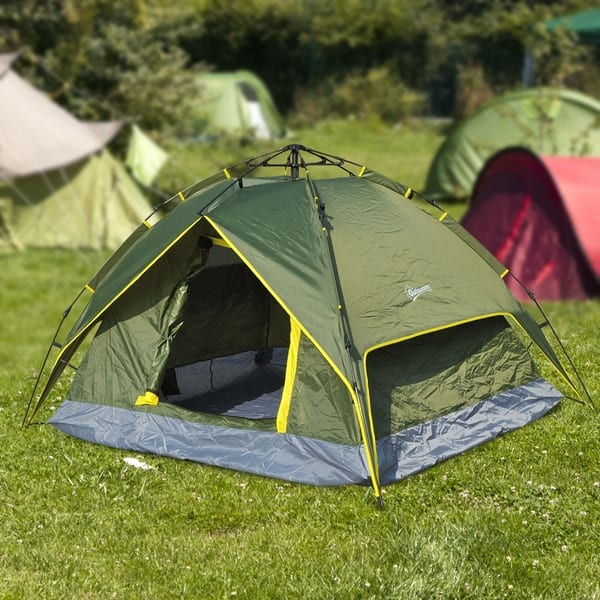 Outsunny 2 Person Instant Camping Tent Shelter - Bed Bath & Beyond ...