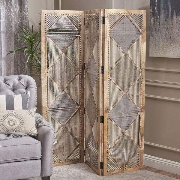Davina Wood Wall Divider by Christopher Knight Home - Bed Bath & Beyond ...