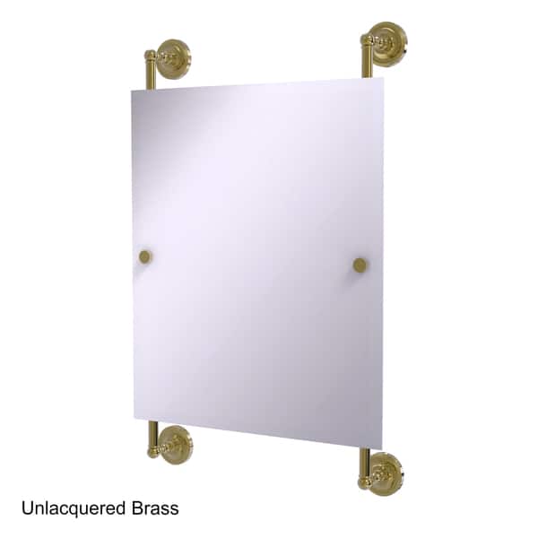 Prestige Regal Collection Rectangular Frameless Rail Mounted Mirror ...