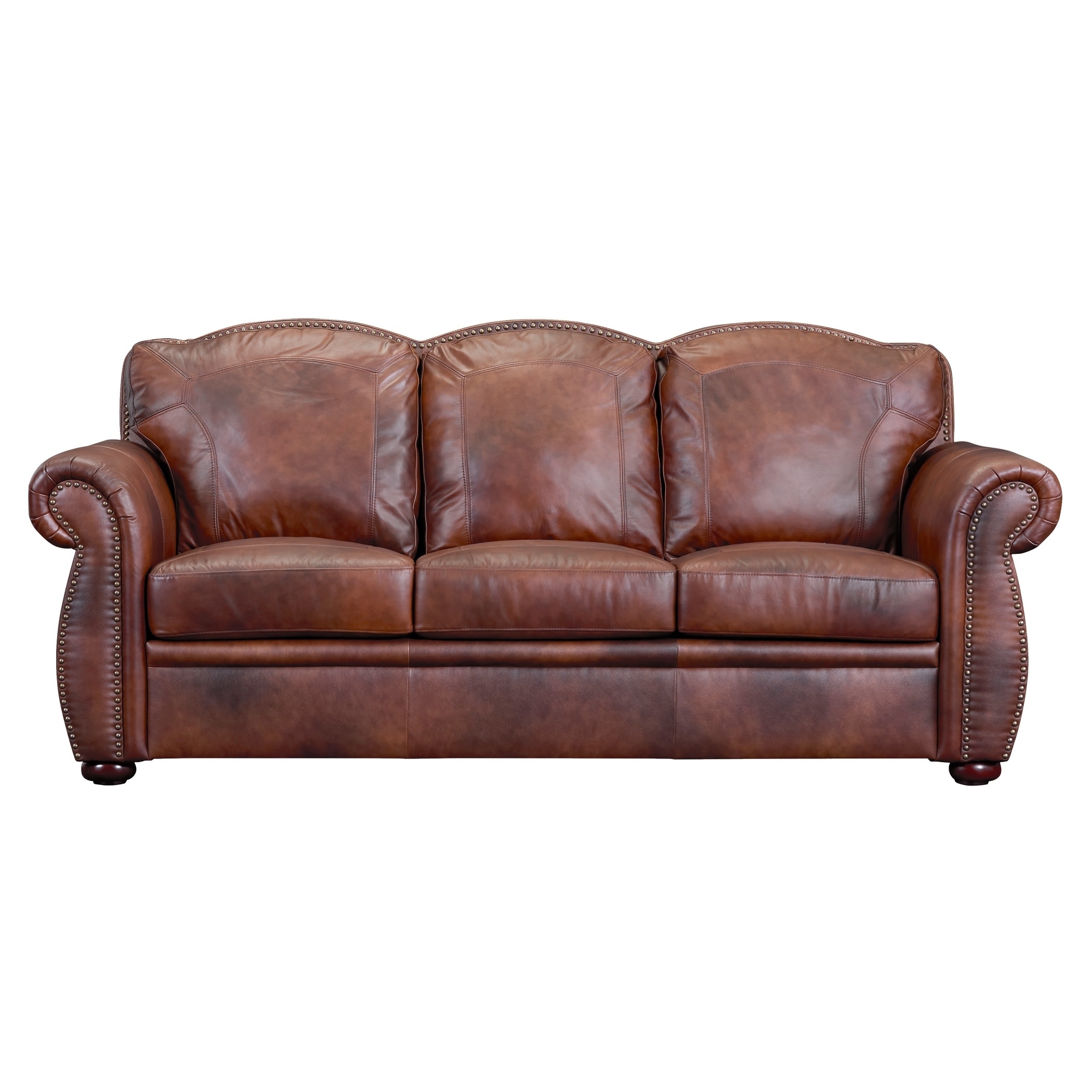 Casey Top Grain Italian Leather Sofa Bed Bath Beyond 18008091