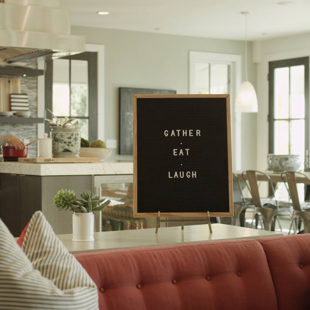 Rettel Board The Statement Letter Board 16"x20" Oak Frame with Felt ...