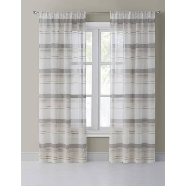 Wonder Home Kevin Rod Pocket Panel Pair - Bed Bath & Beyond - 18028662