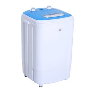 HomCom Top Load Portable Electric Washing Machine with Spin Wash and ...