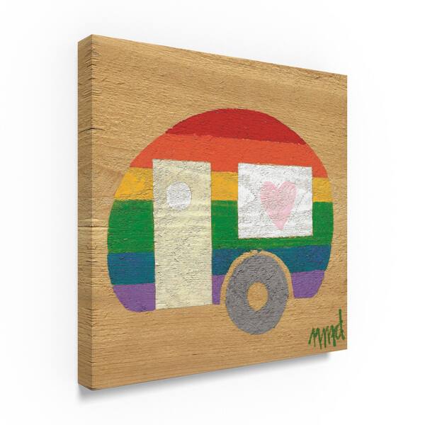 Nicole Dietz 'Rainbow Camp' Canvas Art - Bed Bath & Beyond - 18043841
