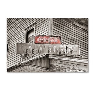 Bob Rouse 'General Store Sign Bw' Canvas Art - Bed Bath & Beyond - 18048285