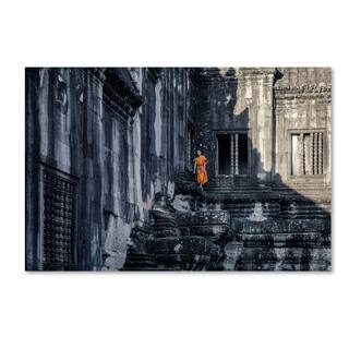 Gloria Salgado Gispert 'The Young Monk' Canvas Art - Bed Bath & Beyond ...