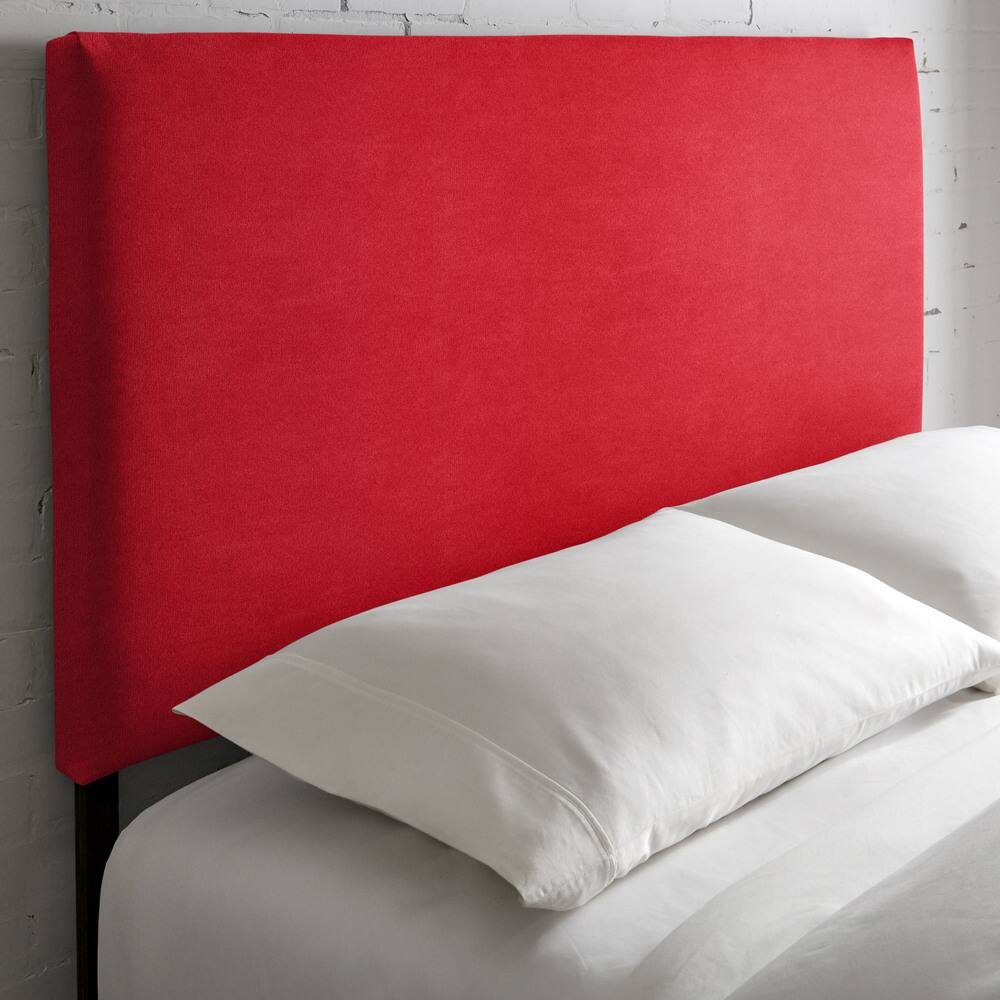 Humble + Haute Kalix Full Size Suede Red Upholstered Headboard ...