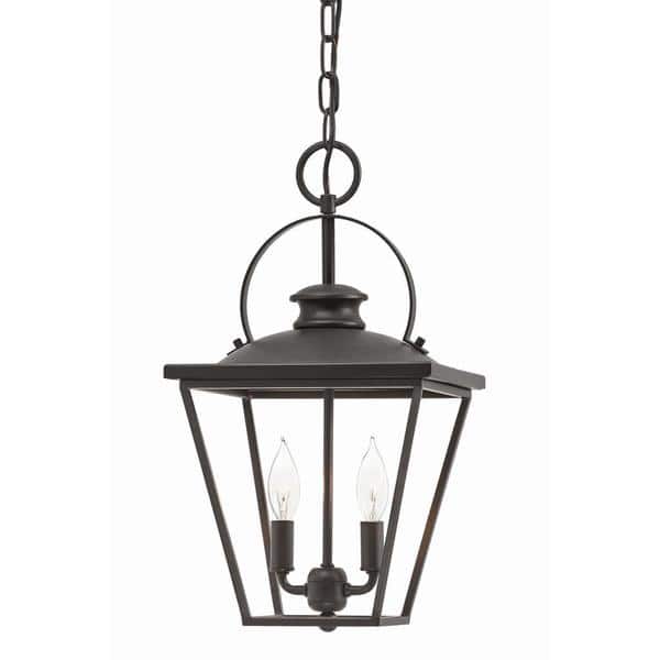 Aztec Lighting Transitional 2-light Olde Bronze Pendant - Bed Bath ...