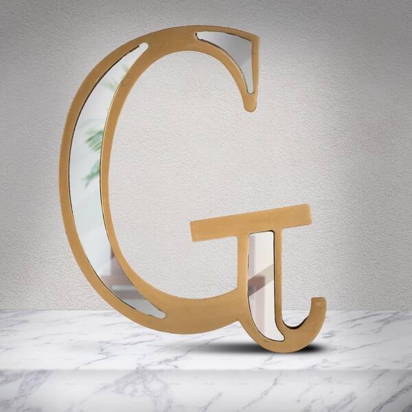 DISCONTINUED - American Art Decor Gold Wall Letter with Acrylic Mirrors ...