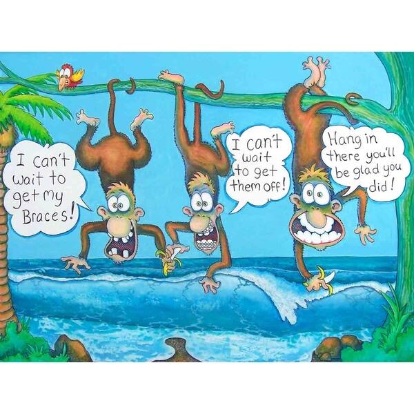 "Monkey wave" by Steve Gill, Canvas Giclee Wall Art - multi - Bed Bath ...