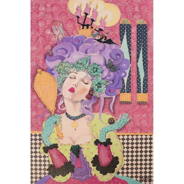 "Mirror Mirror" by Lin Martinique, Canvas Giclee Wall Art - Bed Bath ...