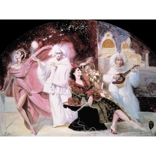 "Masquerade" by Lin Martinique, Canvas Giclee Wall Art - Bed Bath ...