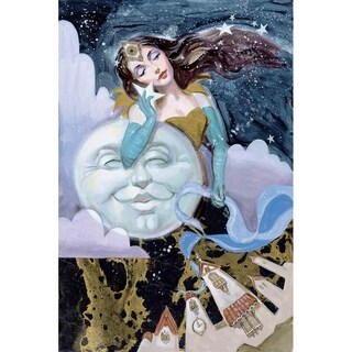"Starry Starry Night" by Lin Martinique, Canvas Giclee Wall Art - Bed ...
