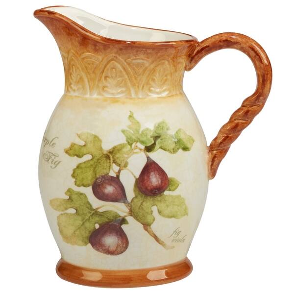 Certified International Tuscan Fruit 2.75 quart Pitcher - Bed Bath ...