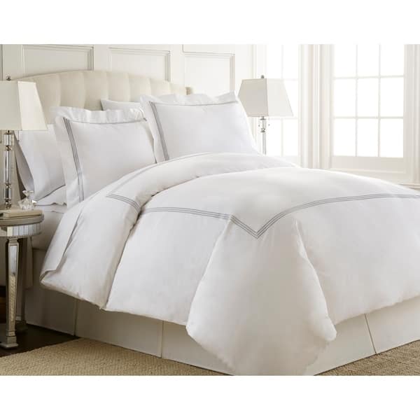Charlotte Emb 3pc. Duvet Set - On Sale - Bed Bath & Beyond - 18065215