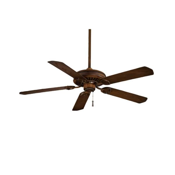 Minka Aire Sundowner Mossoro Walnut 5 Blade 54 Inch Ceiling Fan - Bed ...