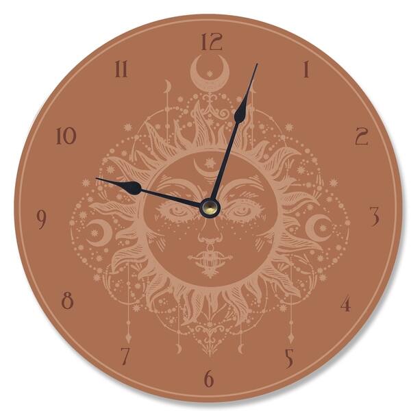 Tarot Terra Cotta Sun Vanity Clock - Bed Bath & Beyond - 18072215