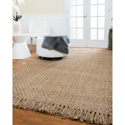 Natural Area Rugs 100% Natural Fiber Handmade Reversible Basketweave ...