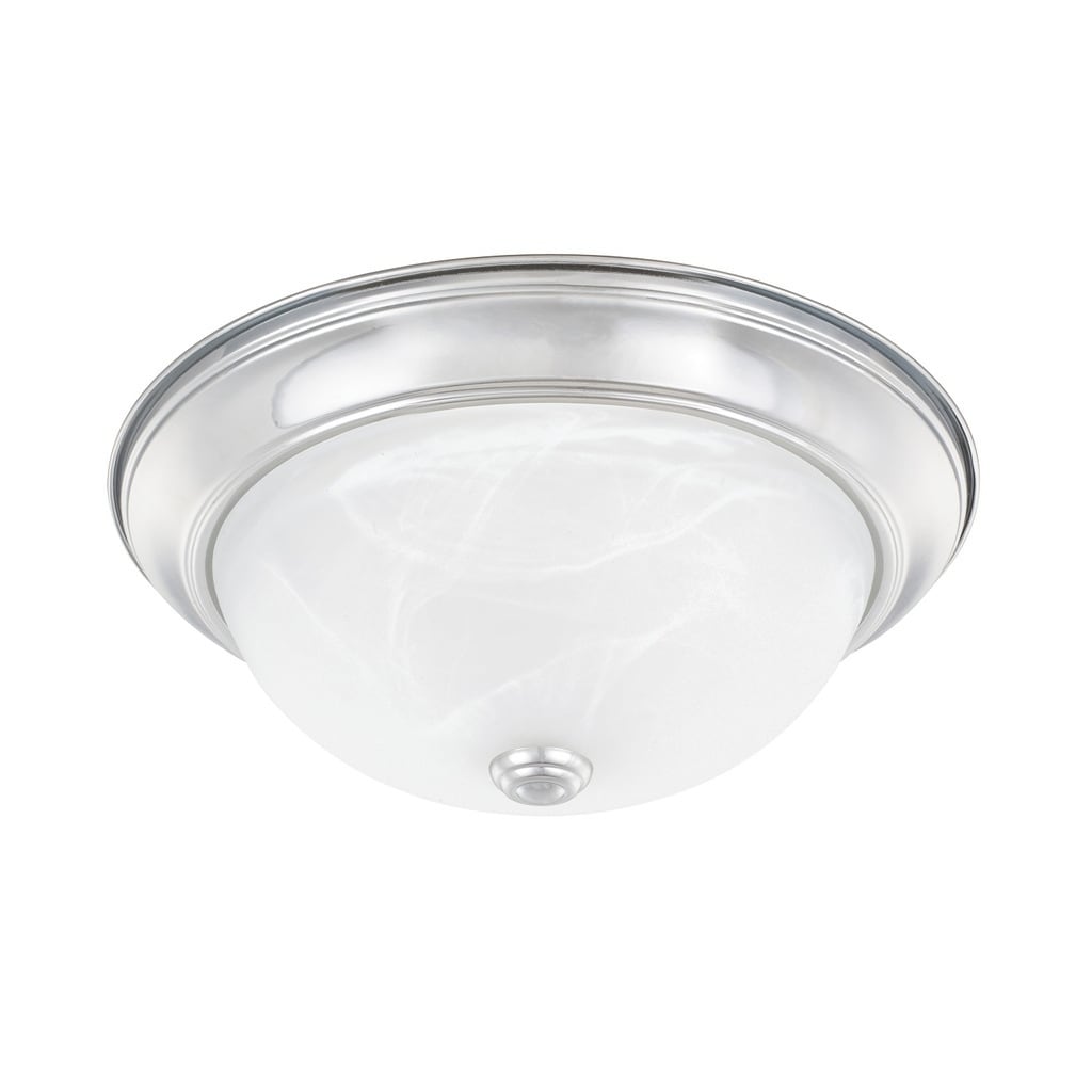 2-light Chrome Flush Mount - Bed Bath & Beyond - 18084095
