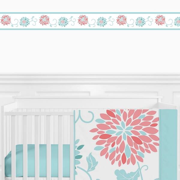Sweet Jojo Designs Wall Paper Border for the Emma Collection - Bed Bath ...