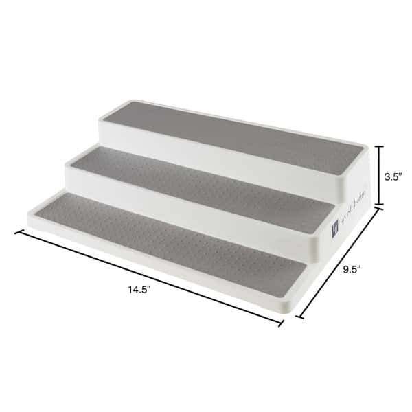 3 Tier Spice Step Shelf Organizer by Lavish Home - Bed Bath & Beyond ...