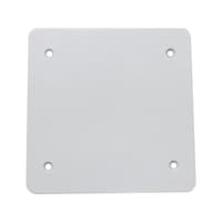 Sigma Square Plastic 2 gang Blank Box Cover For Closure of Unused Box ...