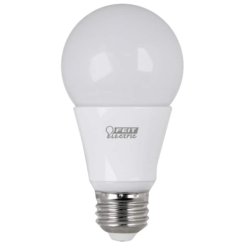 FEIT Electric LED Bulb 9.5 watts 800 lumens 3000 K A-Line A19 Warm ...