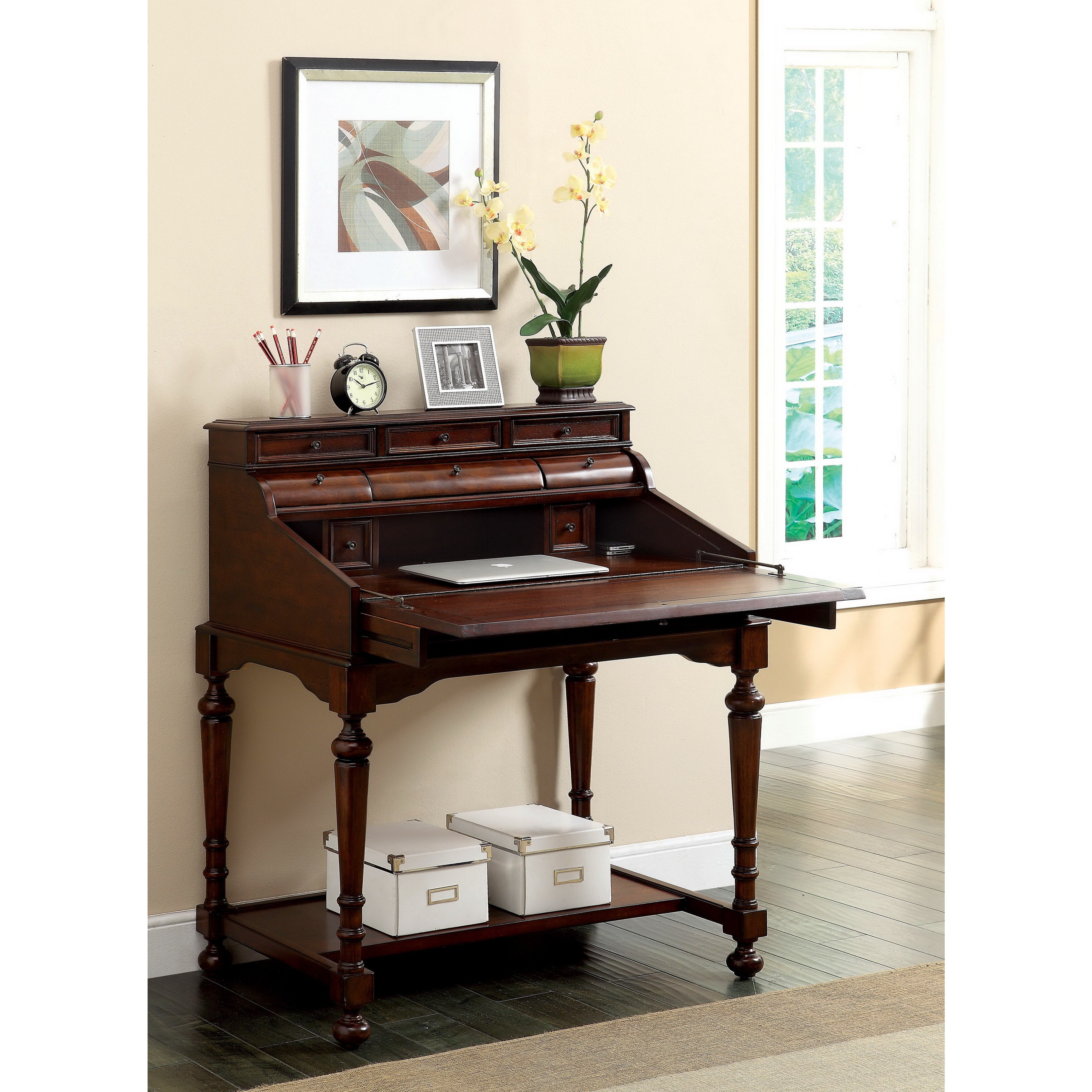 Traditional secretary desk store
