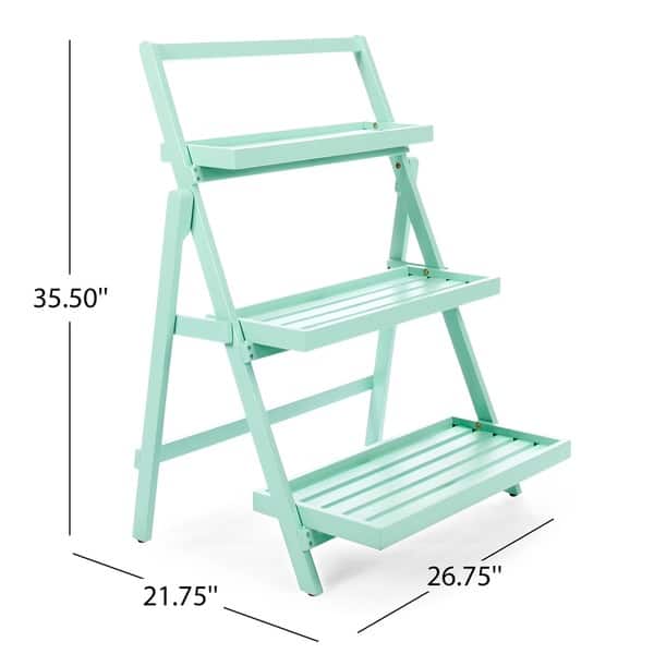 Meridien Outdoor Acacia Wood Plant Stand (Set of 2) by Christopher ...