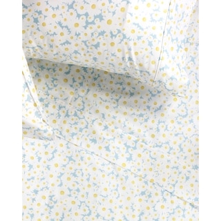 Printed Design Cotton Collection 400 Thread Count Daisies Pink Sheet ...