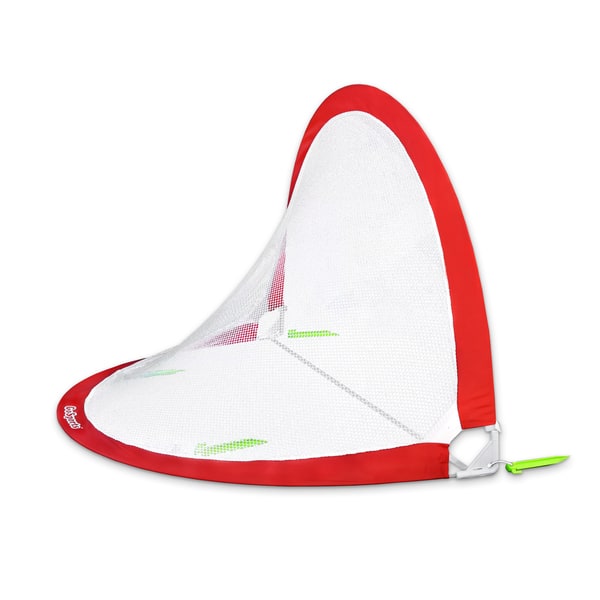 GoSports Portable Pop-Up Soccer Goal (Set of 2), Red/White, 4' - Bed ...