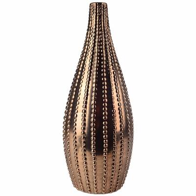 Sleek Copper Vase Large - Overstock - 18130638