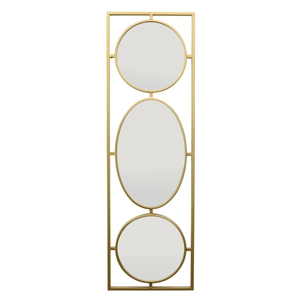 Three Hands Wall Mirror - Metal - 15 X 0.75 X 48 - Overstock - 18131817