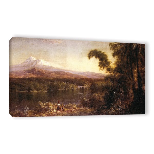 Frederick Edwin Church's ecuardorian Landscape, Gallery Wrapped Canvas ...