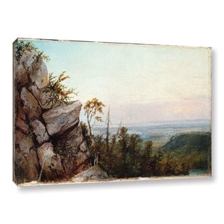 Frederick Edwin Church's Rocks and Landscape, Gallery Wrapped Canvas ...