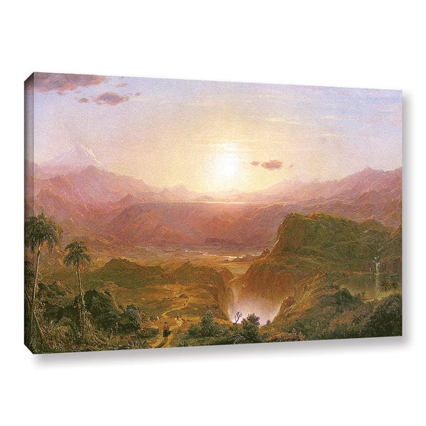 Frederick Edwin Church's The Andes of Ecuador, Gallery Wrapped Canvas ...