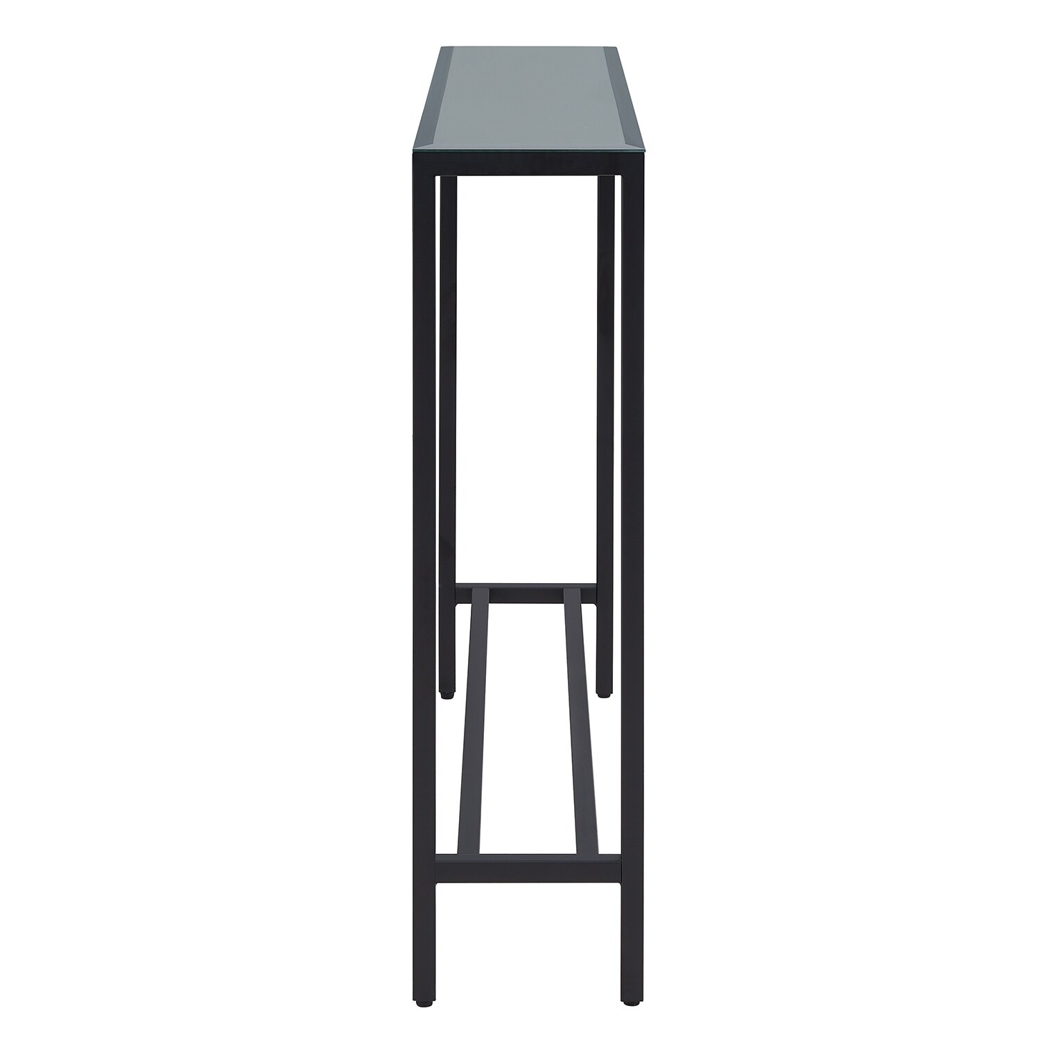 Silver Orchid Ham Long Narrow Console Table with Mirrored Top As Is Item Bed Bath Beyond 31683648